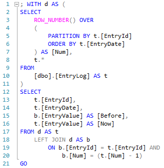 LAG dan LEAD Function di T-SQL | Knowledge Base